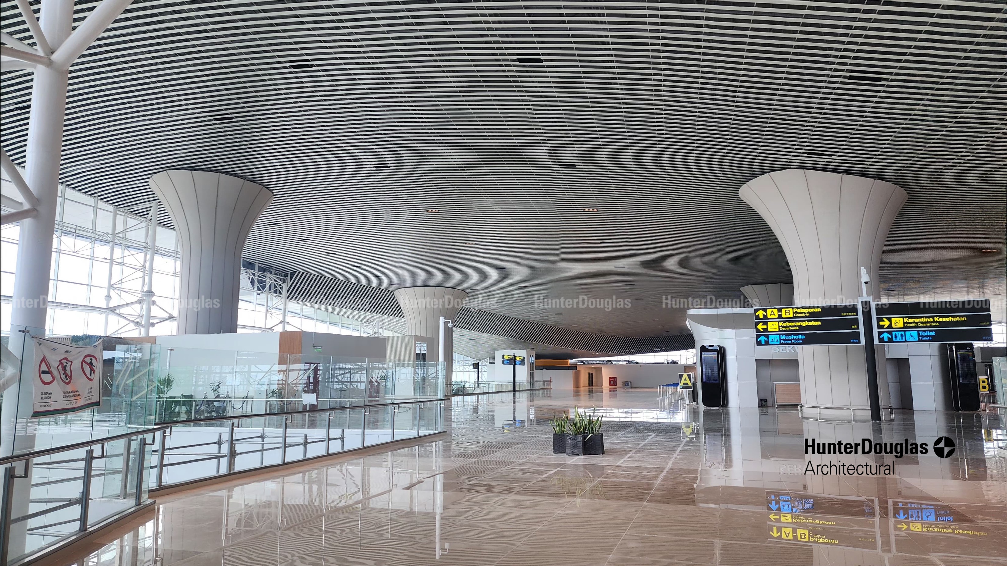New Terminal of Sultan Hassanudin International Airport Makassar Indonesia